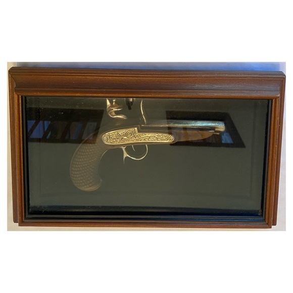 Wall Decor | Vintage Turner Flintlock Shadow Box Pistol Display | Poshmark